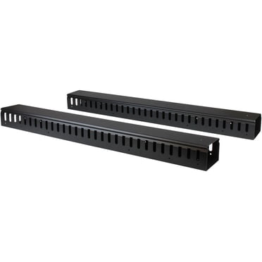 StarTech.com CMVER40UD Vertical Cable Organizer with D-Ring Hooks - 0U ...