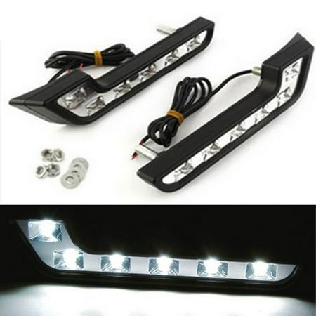 2 *Bright 6LED Super White Car Driving Lamp Fog 12V DRL Daytime Running Light | Walmart Canada