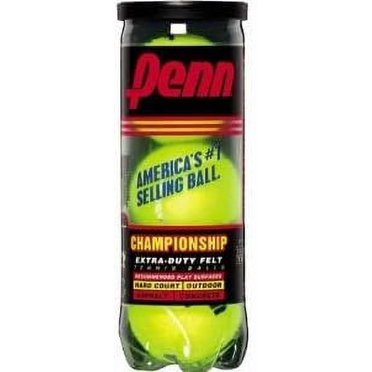Penn Championship Hard Court Tennis Balls - Extra Duty Felt, 24 Cans ...