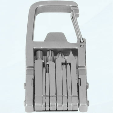 Stainless Steel Keychain Multitool 12 in 1 Folding Multi Function Tool ...