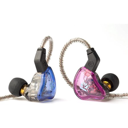 KBEAR KS2 in-Ear Earphones Wired Earbuds with Microphone in Ear Monitor ...