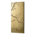 Cherry Blossom Panel Wall Art - Set of 2 - Gold Leaf, Pink Finish ...