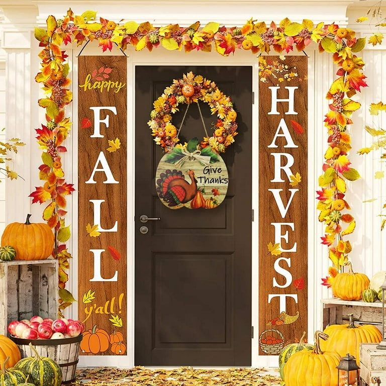 Harvest Door Decorations