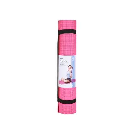 MINISO 6mm Comfortable Yoga Mat Includes Free Strap-Rose Red - Walmart.ca