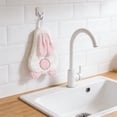 2 Pcs Bunny Hand Towels,Hanging Bunny Shaped Towel,Thickened Towel For ...