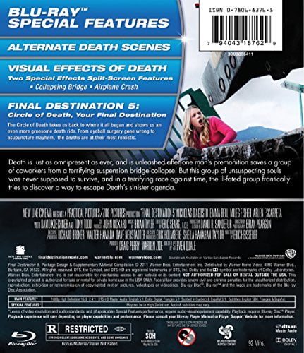Buy Final Destination 5 (Blu-ray) Online at Lowest Price in Ubuy India ...