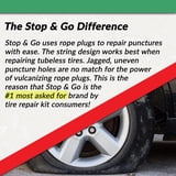 Stop & Go 1066 27-Piece Tubeless & Tube-Type Tire Repair Kit - Patches ...