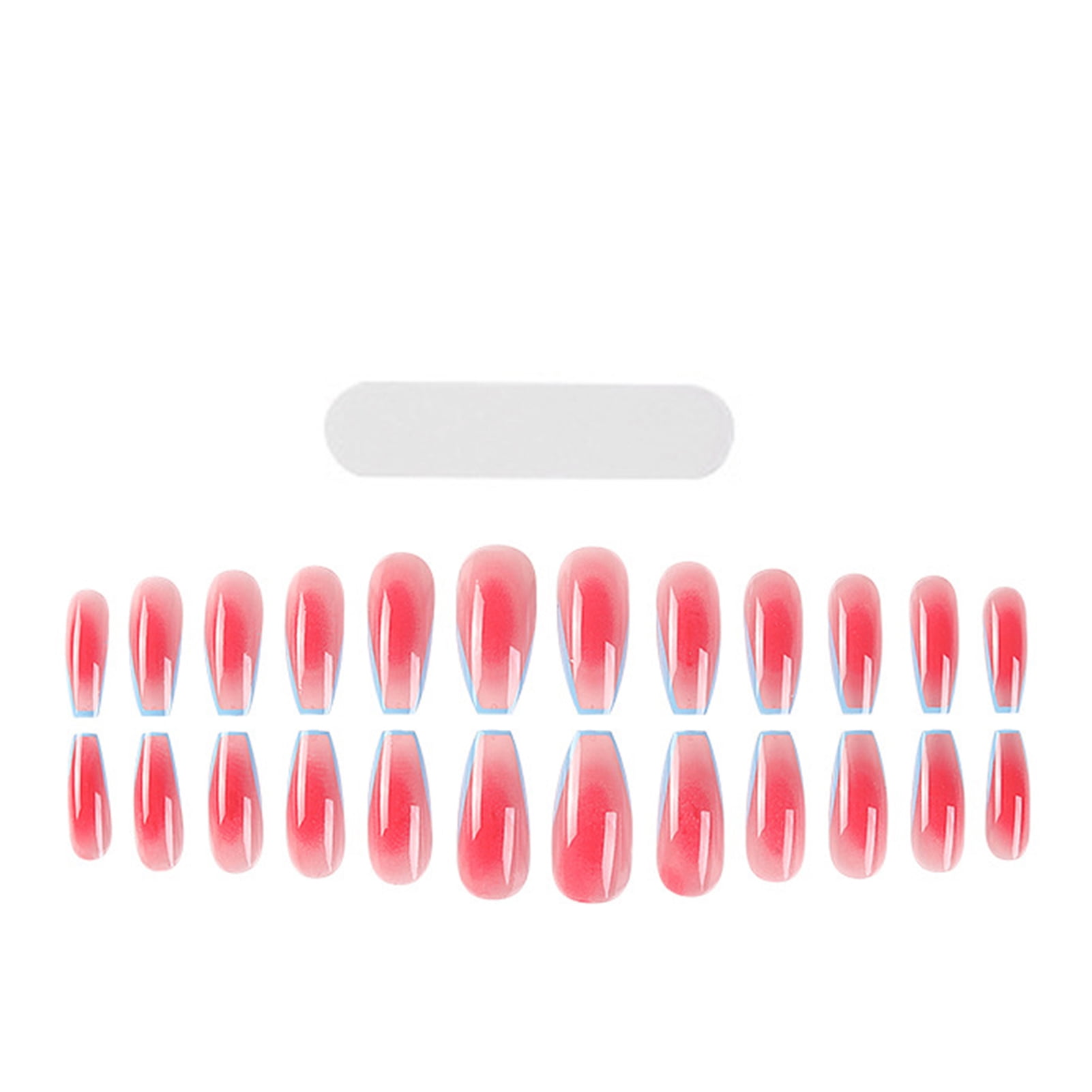 SSBSM 1 Set Full Fake Nails Nail Art Accessories Detachable Wearable ...