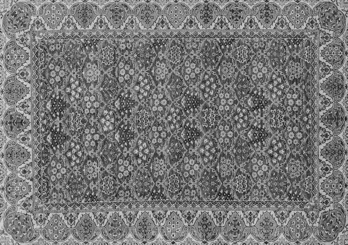 Ahgly Company Indoor Rectangle Abstract Gray Modern Area Rugs, 2' x 3 ...