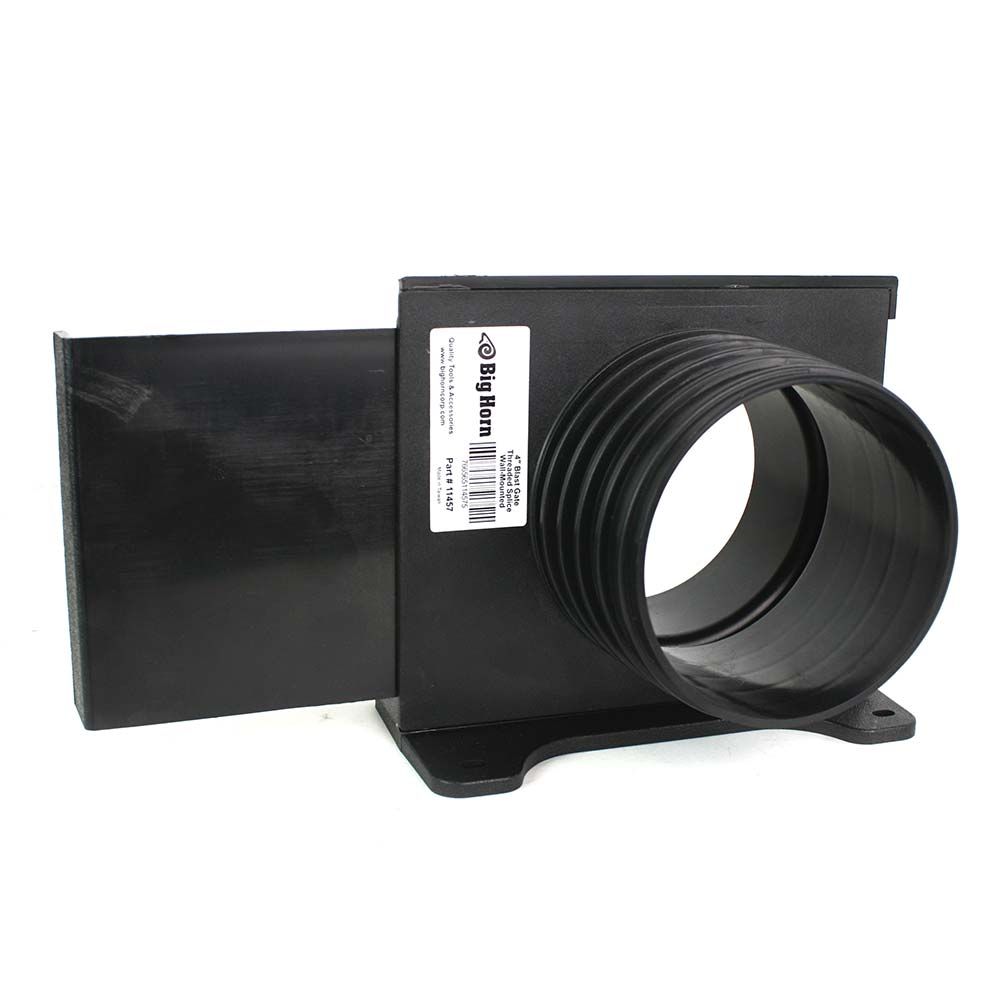 Big Horn 11457 4-Inch ABS Plastic Wall Mounted Blast Gate with One ...