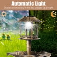 Ktaxon Solar Lighted Bird Bath for Outdoors,Weather Resistant,4W Resin ...