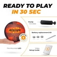 NIGHTMATCH Waterproof Glow in The Dark Volleyball, LED Light Up ...