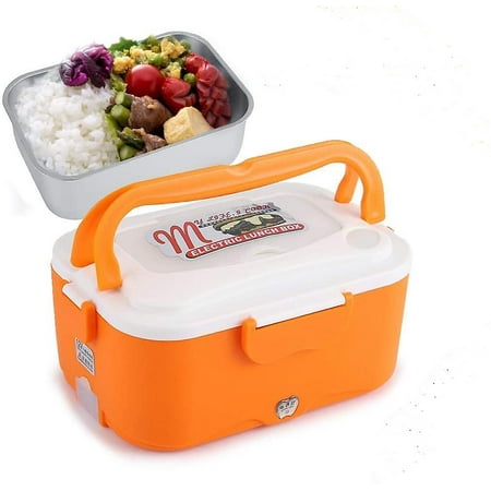 1.5l Portable Car Electric Heater Lunch Box Reusable Food Storage ...