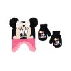 Disney Minnie Mouse Winter Set: Kids Hat, 2-Pack Gloves/Mittens for ...