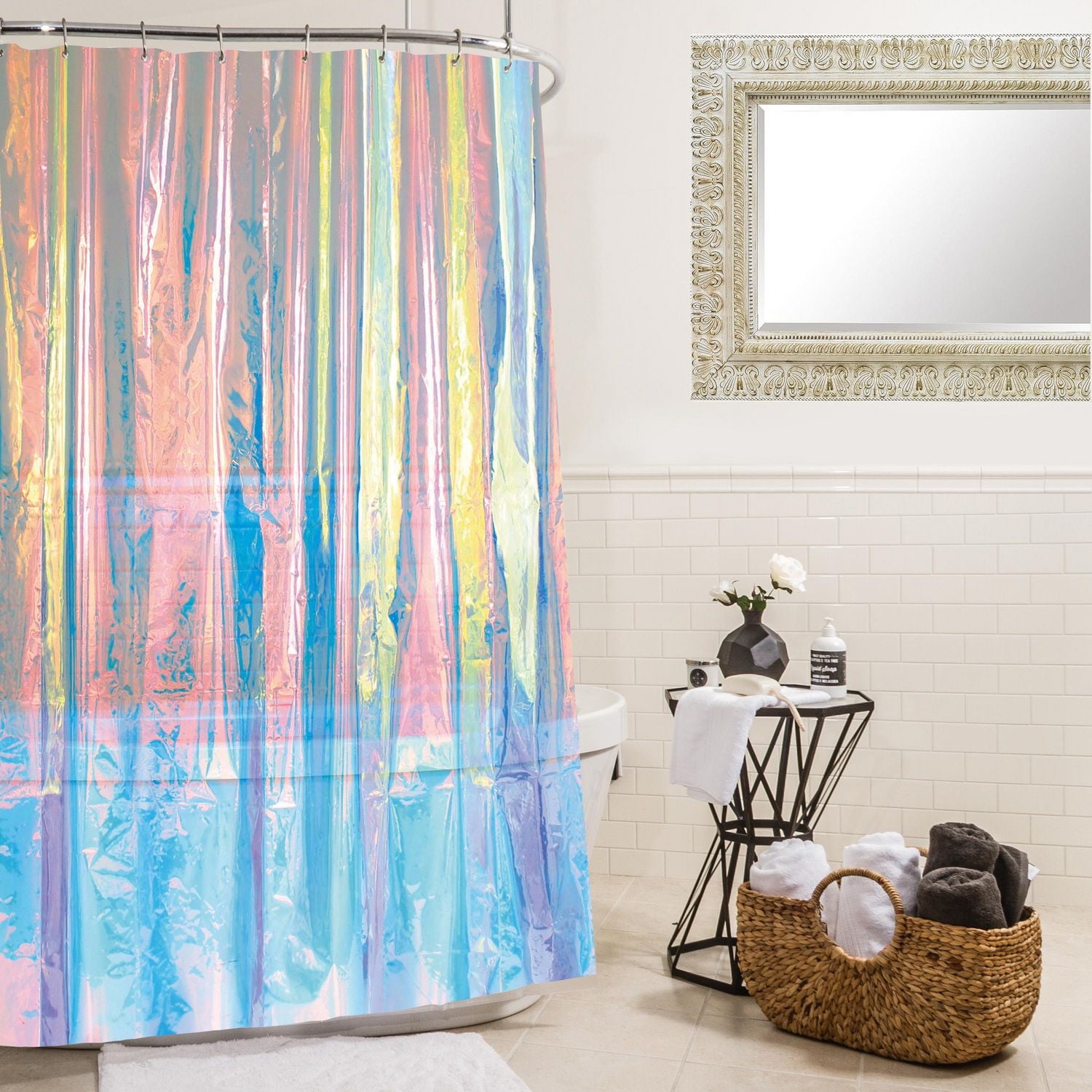 Click here for Mainstays Mainstay Peva Shower Curtain Sixties - I... prices