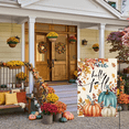 Morudeor, Garden Flag, 12x18 Inch, Double Sided Autumn Leaves Pumpkins ...