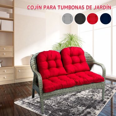 Patio Outdoor, Indoor Red Bench Cushion - 43" x 19" x 3" - Walmart.com