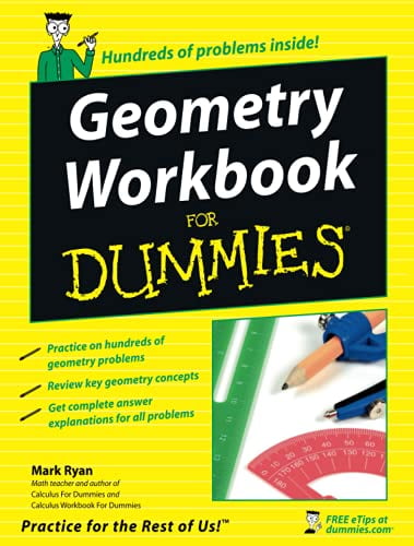 Pre-Owned For Dummies Geometry Workbook for Dummies, (Paperback ...