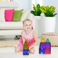 PICASSO-TILES Magnetic Tiles for Kids, Construction STEM Building ...