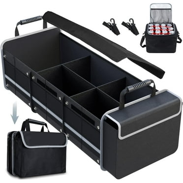 DRIVE Auto Products Car Organizer with Insulated Holder, Trunk Storage ...