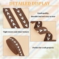 5 Yards Polycotton Jacquard Arrow Ribbon Clothes Accessories Coconut ...