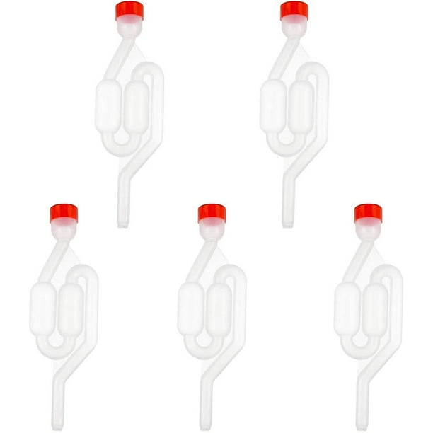 Fermentation Bung, Plastic Gardener Tubes With Lid, Airlock Bubbler ...