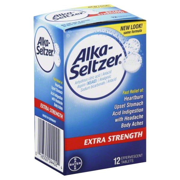Buy Bayer Consumer Care Alka Seltzer Antacid/Analgesic, 12 ea Online at ...