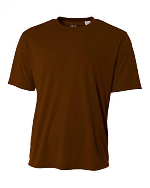 A4 Cooling Performance Crew For Men in Brown | N3142 - Walmart.com