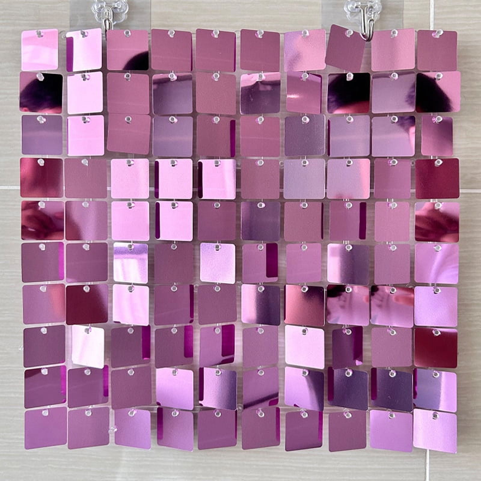 Paneles de fondo de pared con brillo plateado, fondo de lentejuelas ...