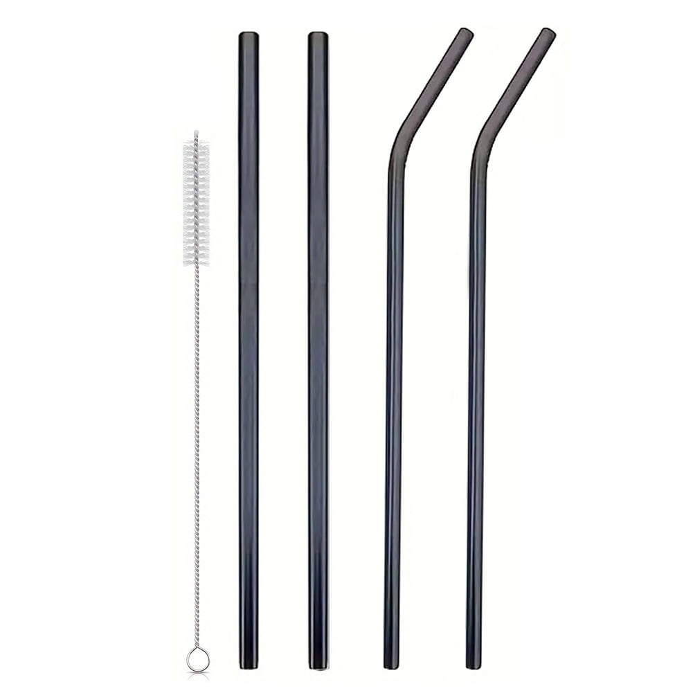 Pajita Metal 4 Pajitas Acero Inoxidable Con Limpiador para 40 Onzas ...