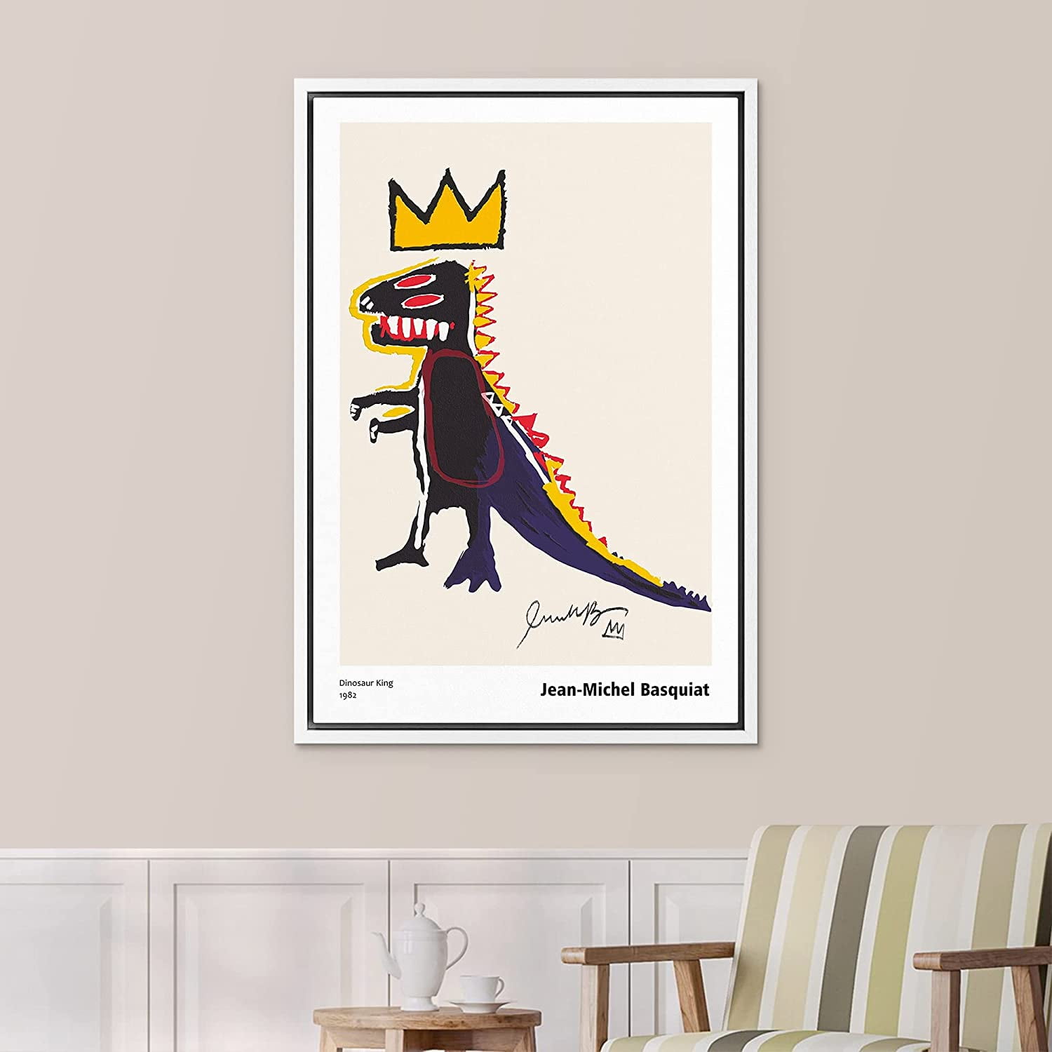 Jean Michel Basquiat Dinosaur