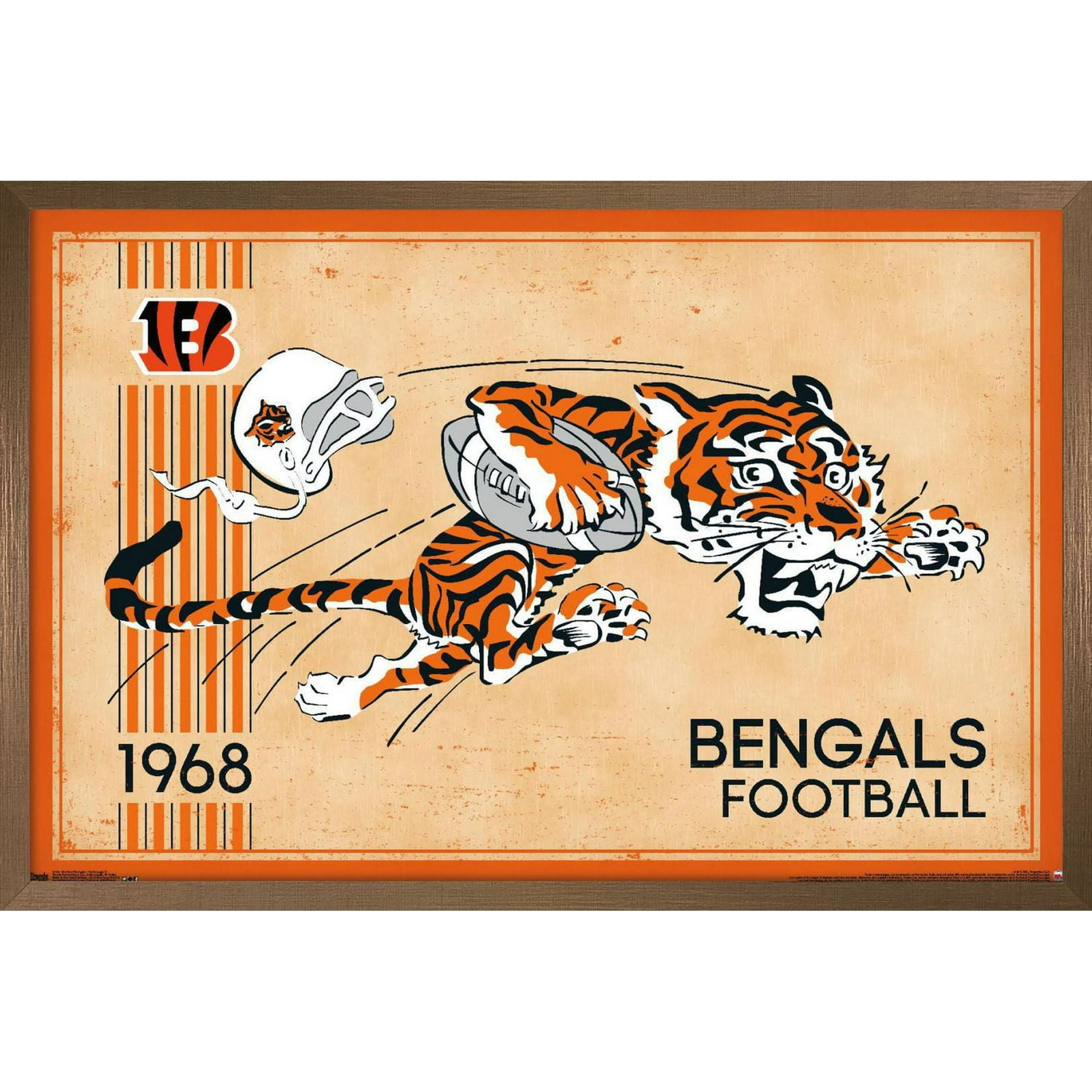 Click here for Trends International Nfl Cincinnati Bengals - Retr... prices