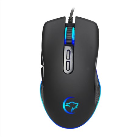 YWYT Wired Gaming Mouse 4 Adjustable DPI 3200DPI Gaming Mice with RGB ...