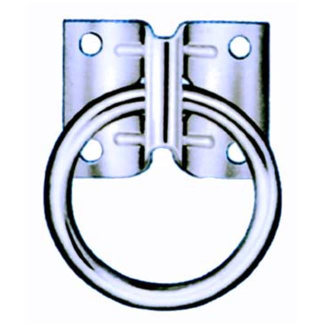 Hitching Ring Plate Style Zinc - Pack of 10 - Walmart.com