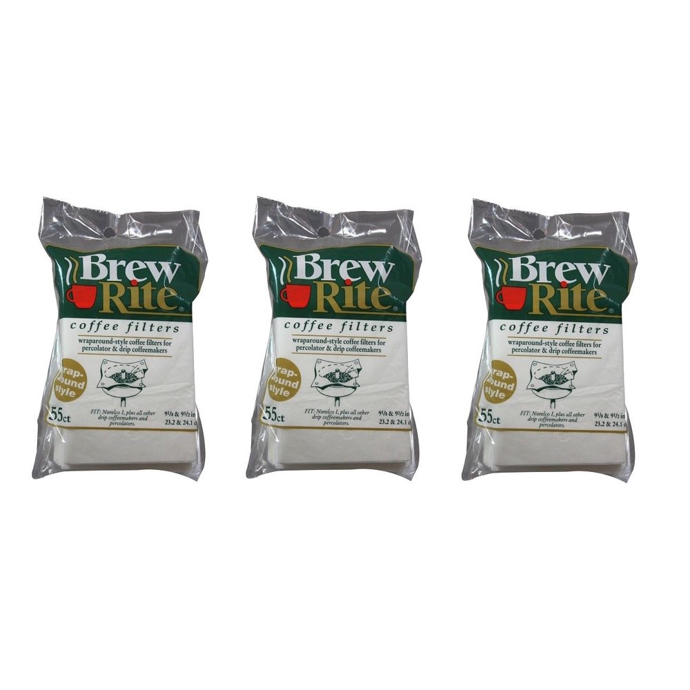 Brew Rite Wrap Around Style Coffee Maker Paper Filters 41-551 165 Ct ...