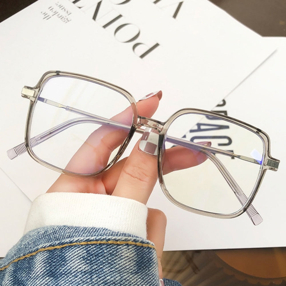 Sunglasses for Women Trendy Designer Glasses Metal Clear Rectangle ...