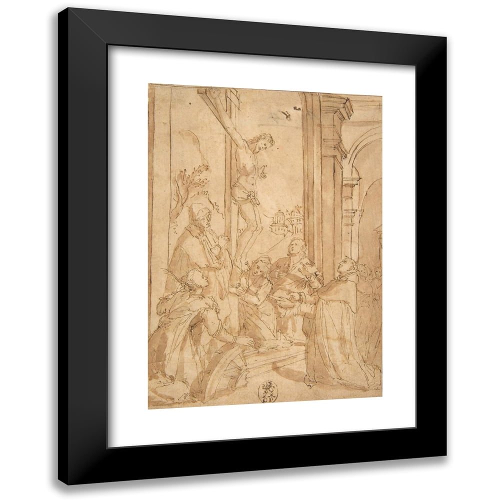 Santi Di Tito 11x14 Black Modern Framed Museum Art Print Titled - St ...