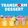Jell-O Mango Sabroso Zero Sugar Pudding, Gelatin Snack Cups, 4 Pack, 14 ...