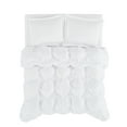 Truly Soft 3-Piece Cloud Puffer White Comforter Set, King - Walmart.com
