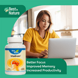 VitaBrain - Brain Health Supplement 120 Capsules - Walmart.com