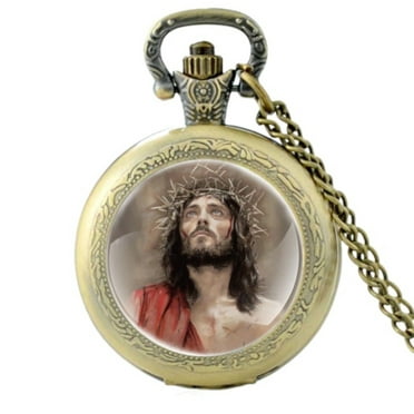 Black Pocket Watch With Small Openface White Numbers Anti-Tarnish, PW ...