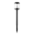 Black Plastic Solar Path Light 17.5in Waterproof Automatic LED Walkway ...