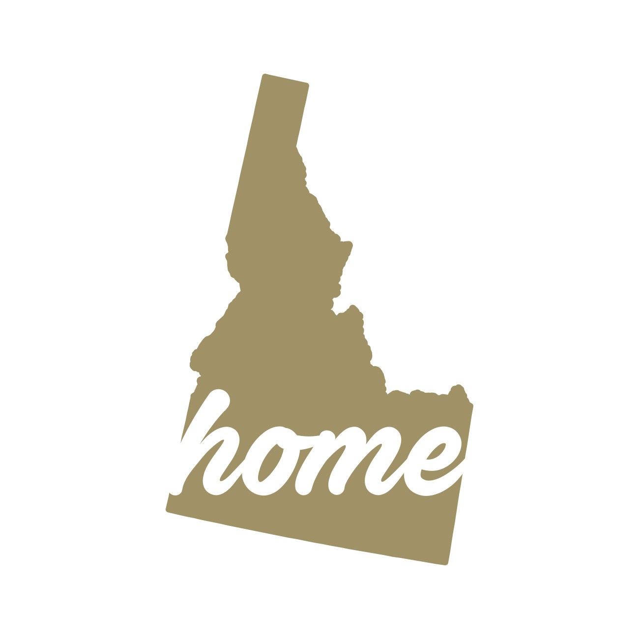 Idaho Home Sticker Decal Die Cut - Self Adhesive Vinyl - Weatherproof ...