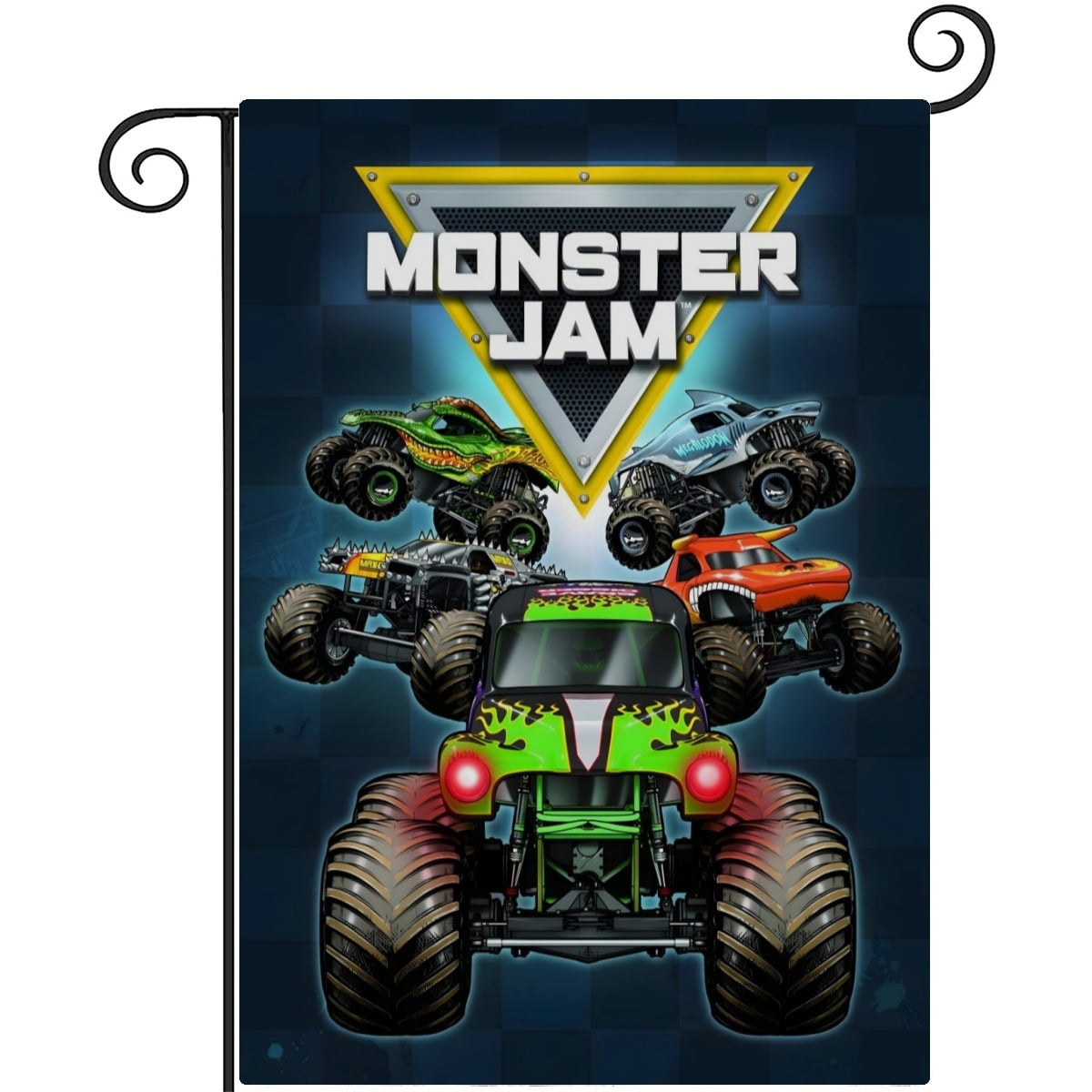 Monster Jam-themed Garden Flag. Perfect gift for fans, friends, and ...