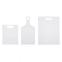 Freshware Durable Plastic Cutting Boards for Kitchen Prep- Set of 3 ...