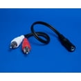 onn. 6" Aux-In to RCA Stereo Y-Adapter - Walmart.com