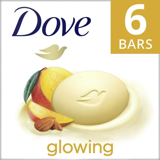 Dove Purely Pampering Beauty Bar with Mango Butter 3.75 oz 6 bars ...