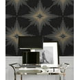 NextWall Ebony Stellar Geo Peel and Stick Wallpaper - Walmart.com