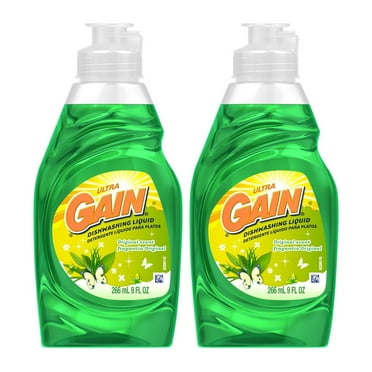 Gain Ultra Dishwashing Liquid Dish Soap, Original Scent, 75 fl oz ...