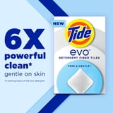 Tide Evo Laundry Detergent Tiles, Free & Gentle, Hypoallergenic ...
